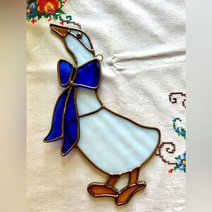 Accents | Vintage Cottagecore Goose Stained Glass | Poshmark